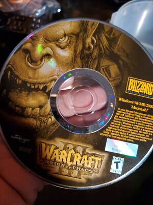 WarCraft III: Reign of Chaos (Windows/Mac, 2002). Disc only.Disc only ...