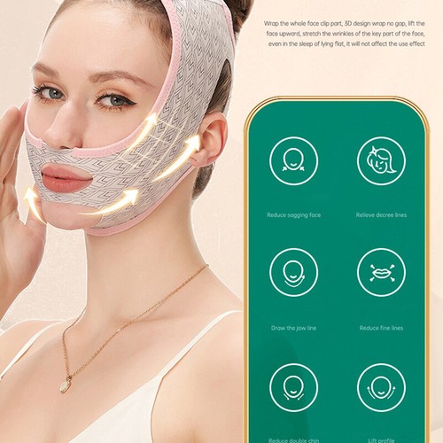 Facial Slimming Strap V Line Mask Face Lifting Band Double Chin ...