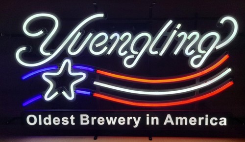 Yuengling Beer American Lager 24" Vivid LED Neon Sign Light Lamp With ...