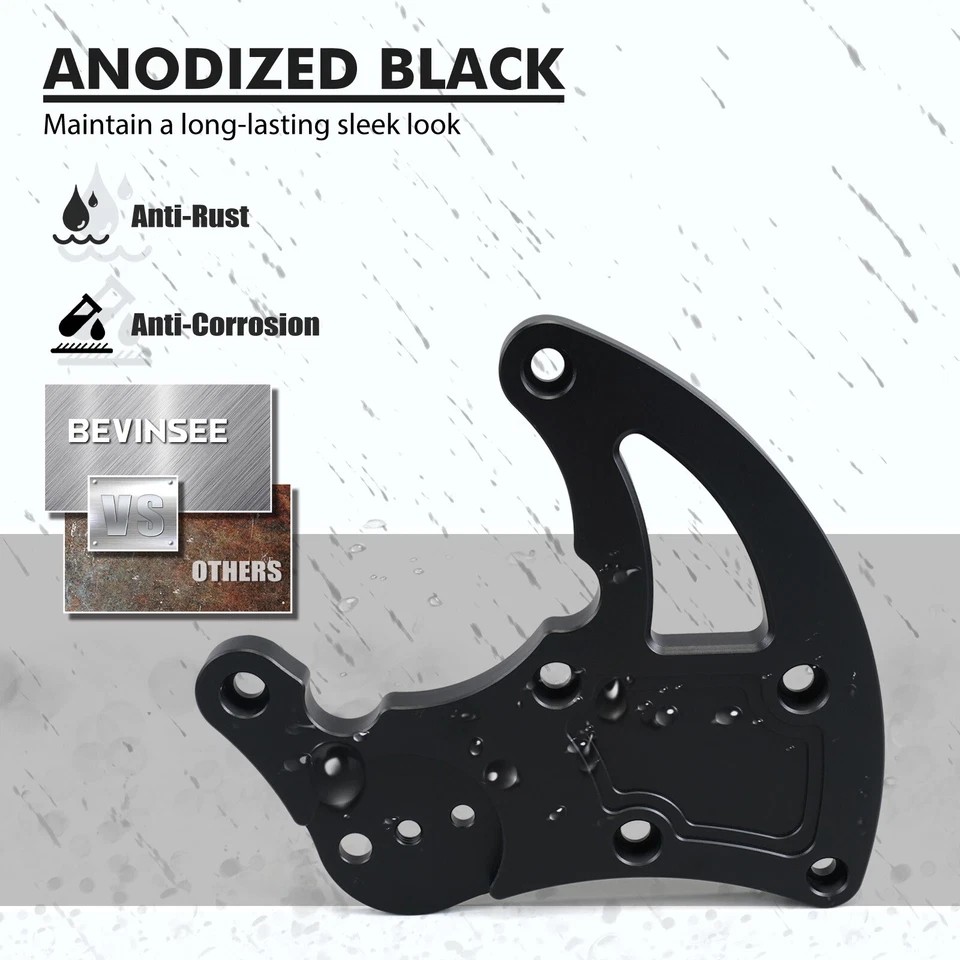 For LS Truck SUV Vortec Engine R4 Compressor AC High Mount Bracket Kit ...