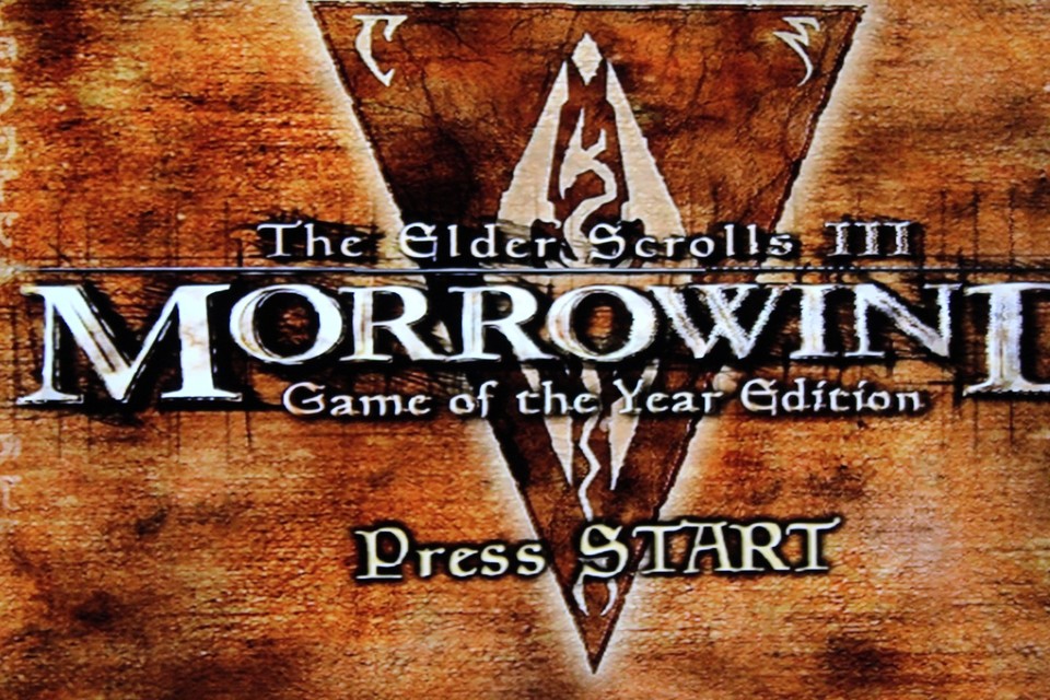 Elder Scrolls III Morrowind Game of the Year Xbox Complete CIB Map Reg ...