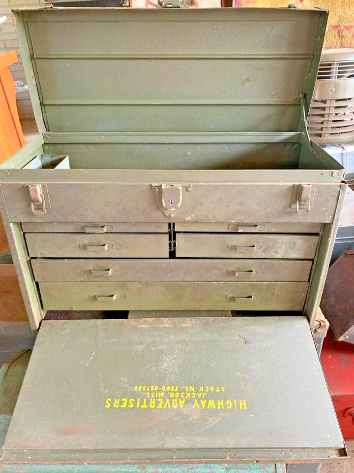 Vintage Machinist Toolbox - Early 1930's | eBay