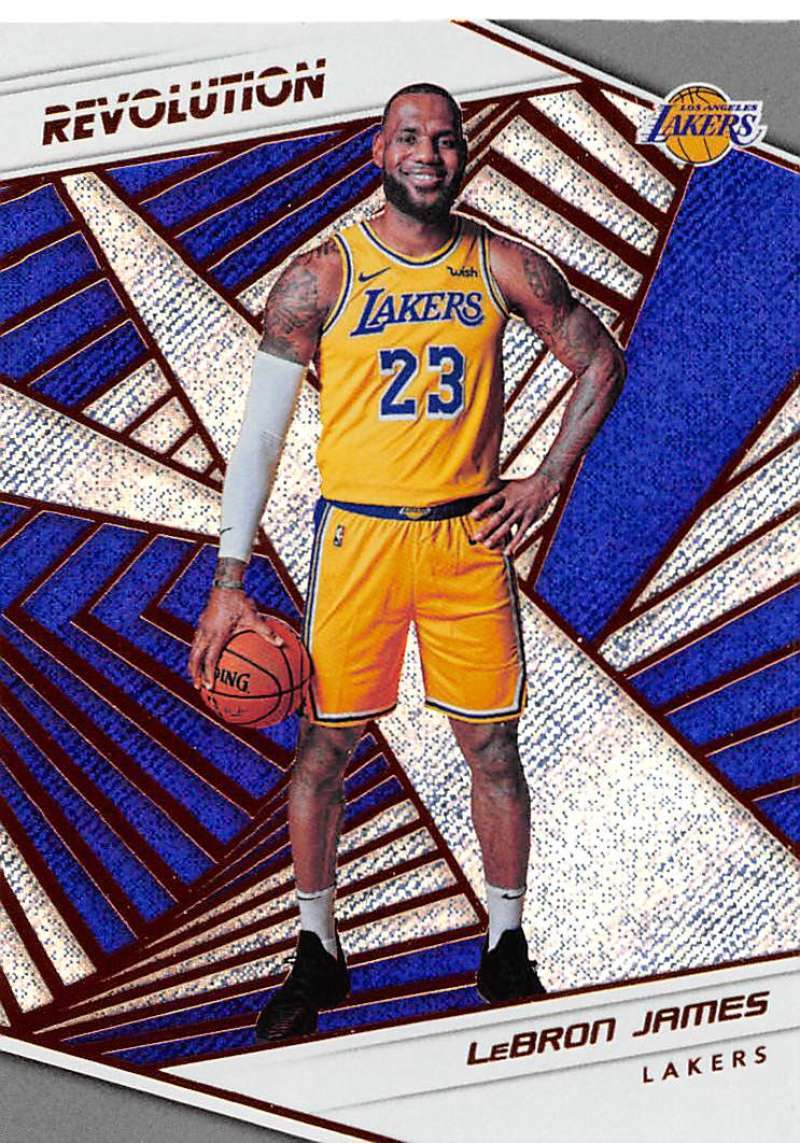 2018-19 Panini Revolution #40 LeBron James Los Angeles Lakers ...