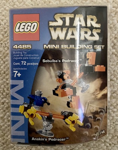 LEGO Star Wars - 4485 Sebulba's & Anakin's Podracer - New Sealed Mini ...