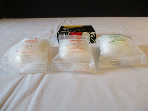 4 Disney H20 Soaps 1 Green Bath 2 Orange Facial 1 Mickey Mouse Black ...