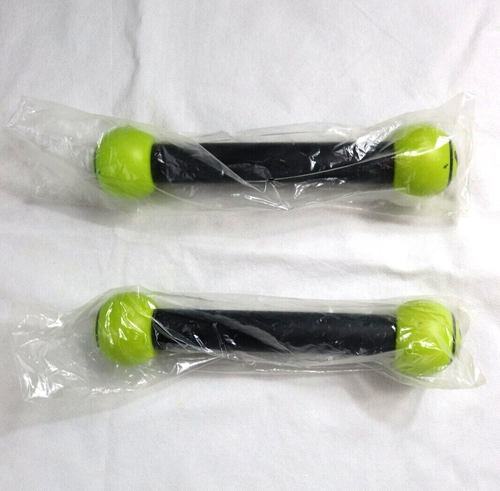 Light Weight Zumba Toning Sticks 1 lb. Yellow Green Shaker Workout ...