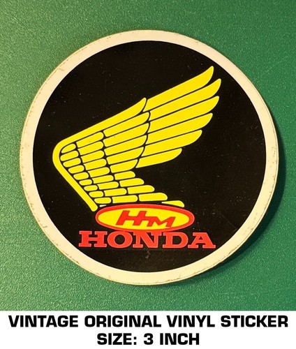 HONDA MOTORCYCLES - VINTAGE ORIGINAL VINYL DECAL STICKER | eBay