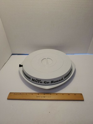 Nordic Ware Micro-Go-Round Microwave Turntable Wind Up Rotating Plate ...