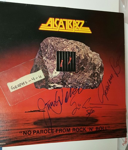 Graham Bonnet Signed Alcatrazz autograph Yngwie Jimmy Waldo COA proof ...