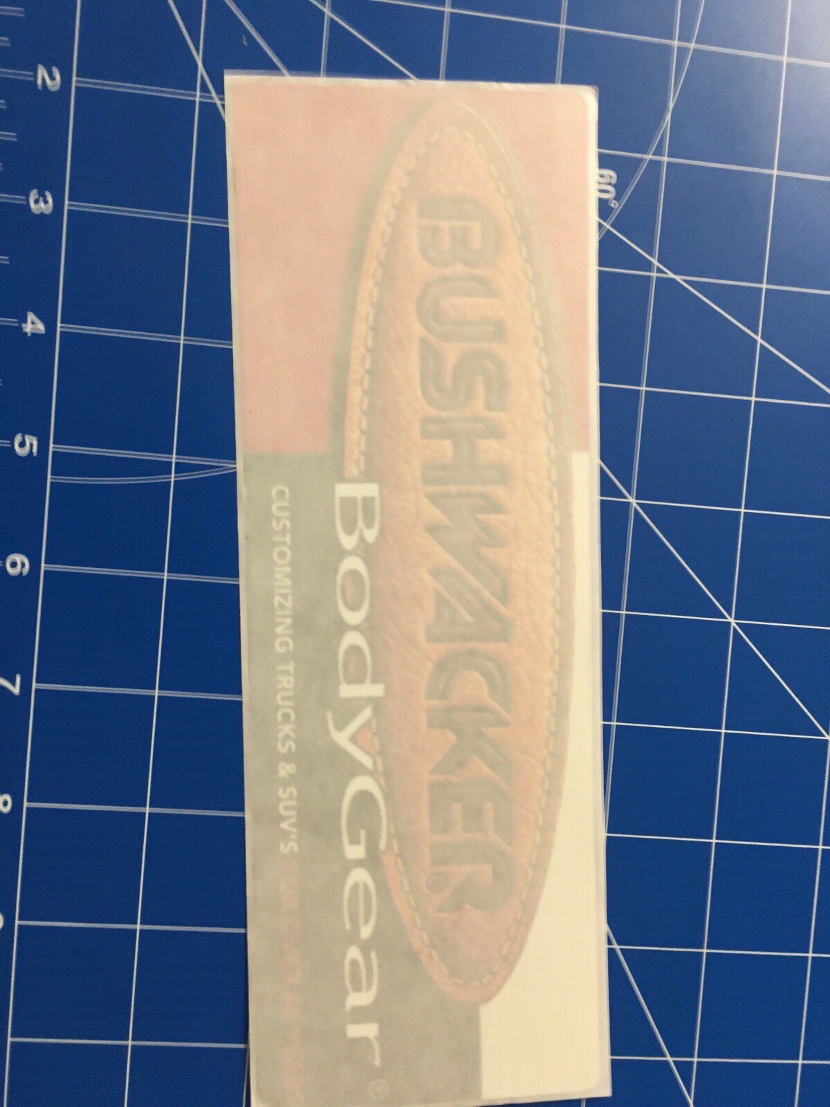 BUSHWACKER Body Large Sticker OLD VERSION OFFROAD Custom truck ATV UTV ...