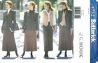 Butterick Sewing Pattern 5752 Misses Jacket Belt Vest & Skirt Size 6-10 ...