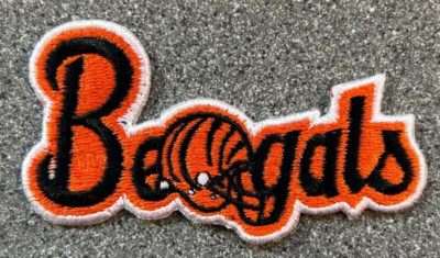 1980'S CINCINNATI BENGALS NFL FOOTBALL VINTAGE 4" CURSIVE SCRIPT TEAM ...