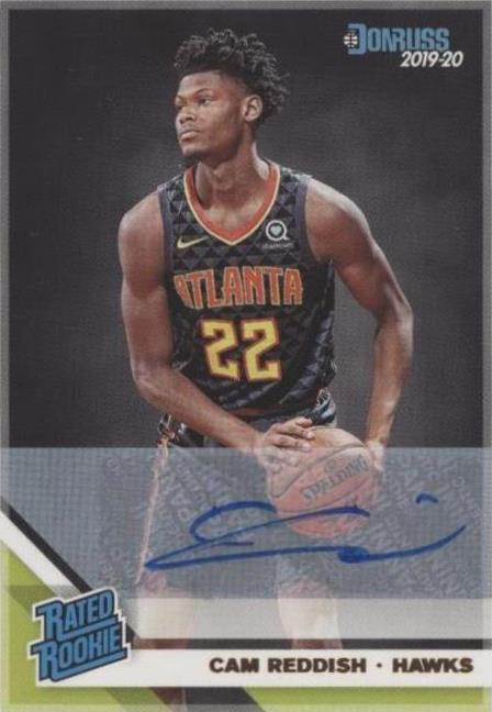 2019-20 Panini Donruss - Rated Rookie Cam Reddish #209 Signatures (AU ...