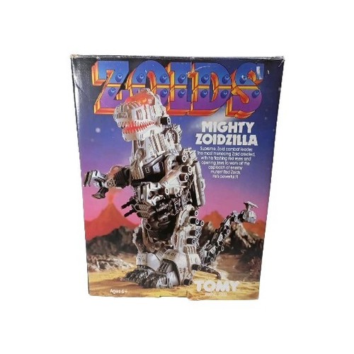 ZOIDS Mighty Zoidzilla TOMY 5900 - 80's With Box And Manual Some Damage ...