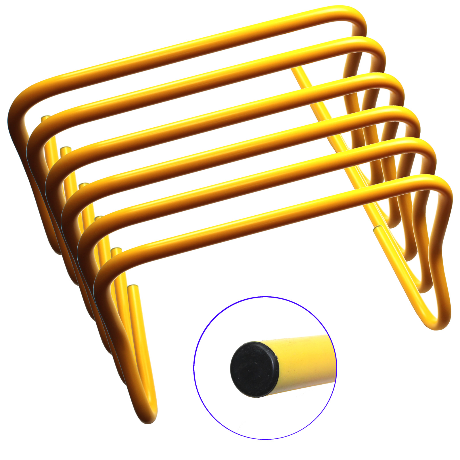 12" INCH TOUGH HURDLES (SET OF 6) MINI SPEED AGILITY HURDLES SPORTS ...