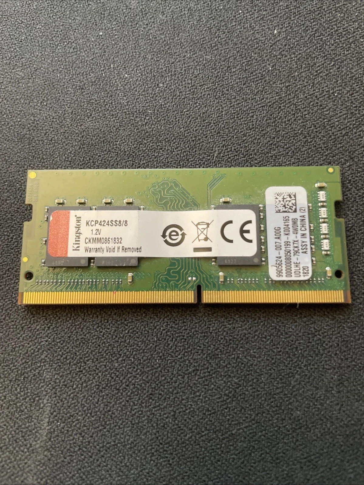 Kingston DDR4 2400MHz SO-DIMM Laptop RAM KCP424SS8/8 | eBay UK