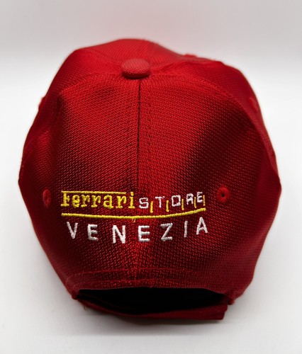 Ferrari Store Venezia Cap Hat Adult Adjustable Red 100% Polyester | eBay