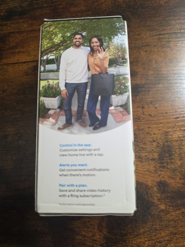 Ring Battery Doorbell With Camera in Venetian Bronze***BRAND NEW ...