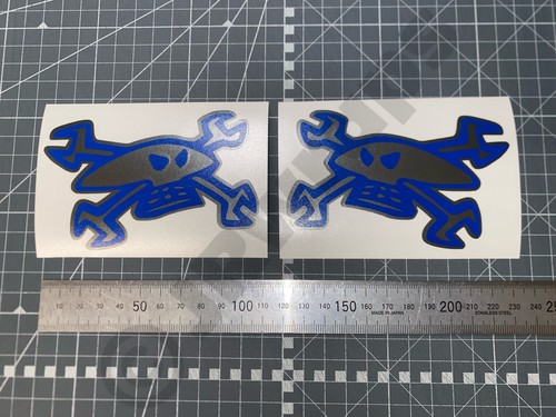 (X2) Guy Martin Skull Logo Stickers Decals Car Bumper Bike Blue ...