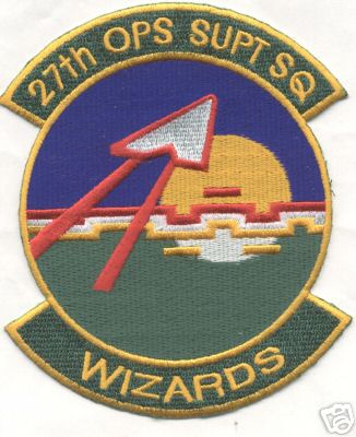 27th OPS SUPPORT SQUADRON patch | eBay