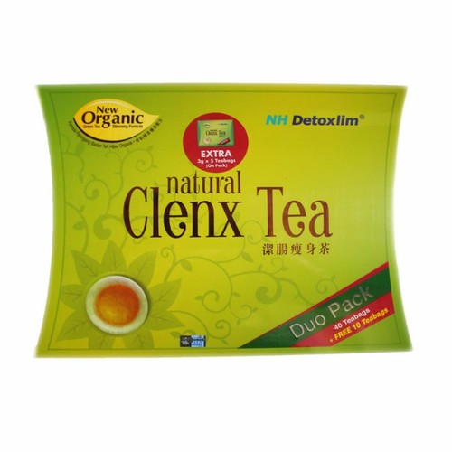 Natural CleanX Tea New Organic Herbs for Weight Loss (50 teabags x 2 ...