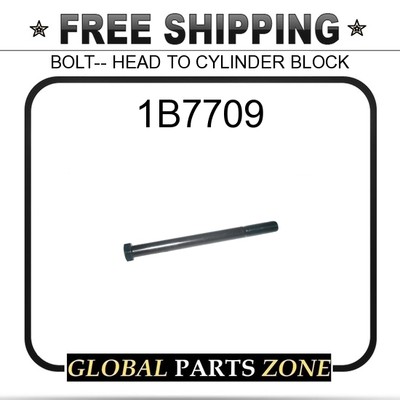 1B7709 - BOLT-- HEAD TO CYLINDER BLOCK for Caterpillar (CAT) | eBay