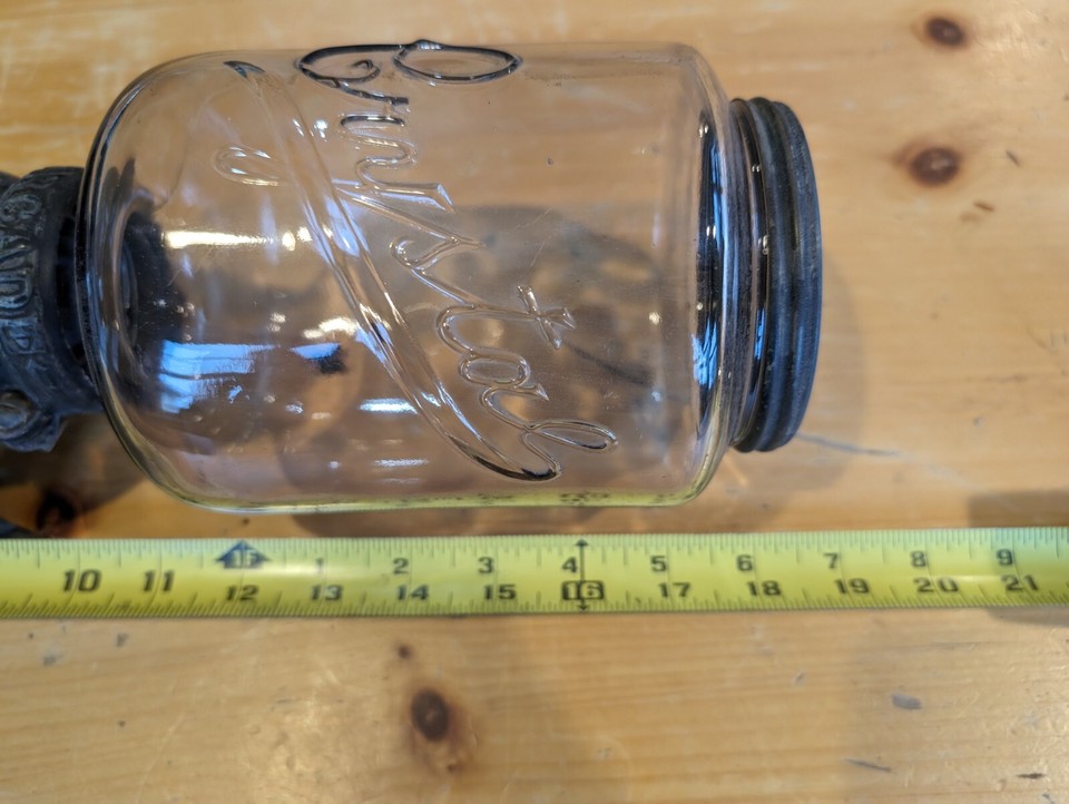 Arcade Crystal # 3 Wall Mount Cast Iron Coffee Grinder Original Parts ...