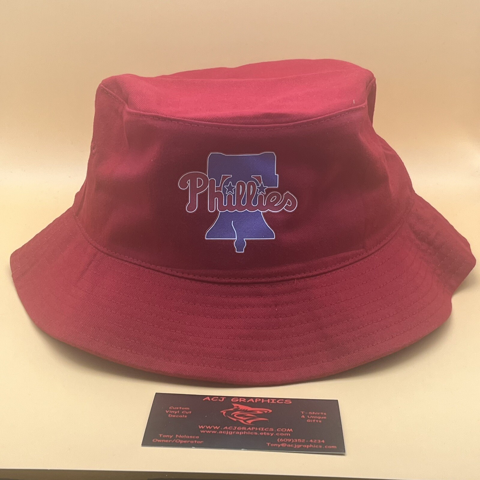 Philadelphia Phillies Liberty Bell logo Baseball bucket style Hat Cap ...