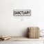 Sanctuary Metal Sign; Wall Decor for Home and Office | eBay