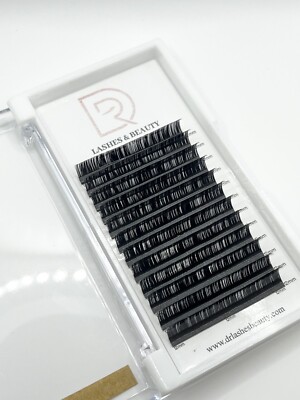 D.R Lashes - Classic Lashes - Thickness 0.07 - D curl - 1000 Fans Per ...