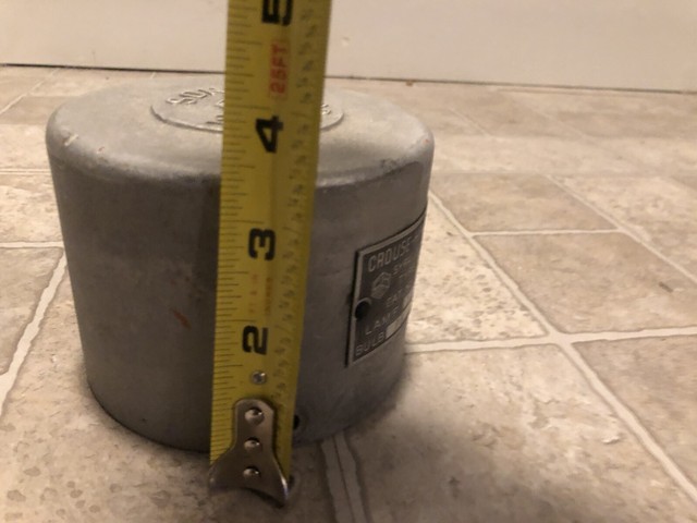 2 Vtg Crouse Hinds Industrial Beacon Light House Tower Radio Nautical ...