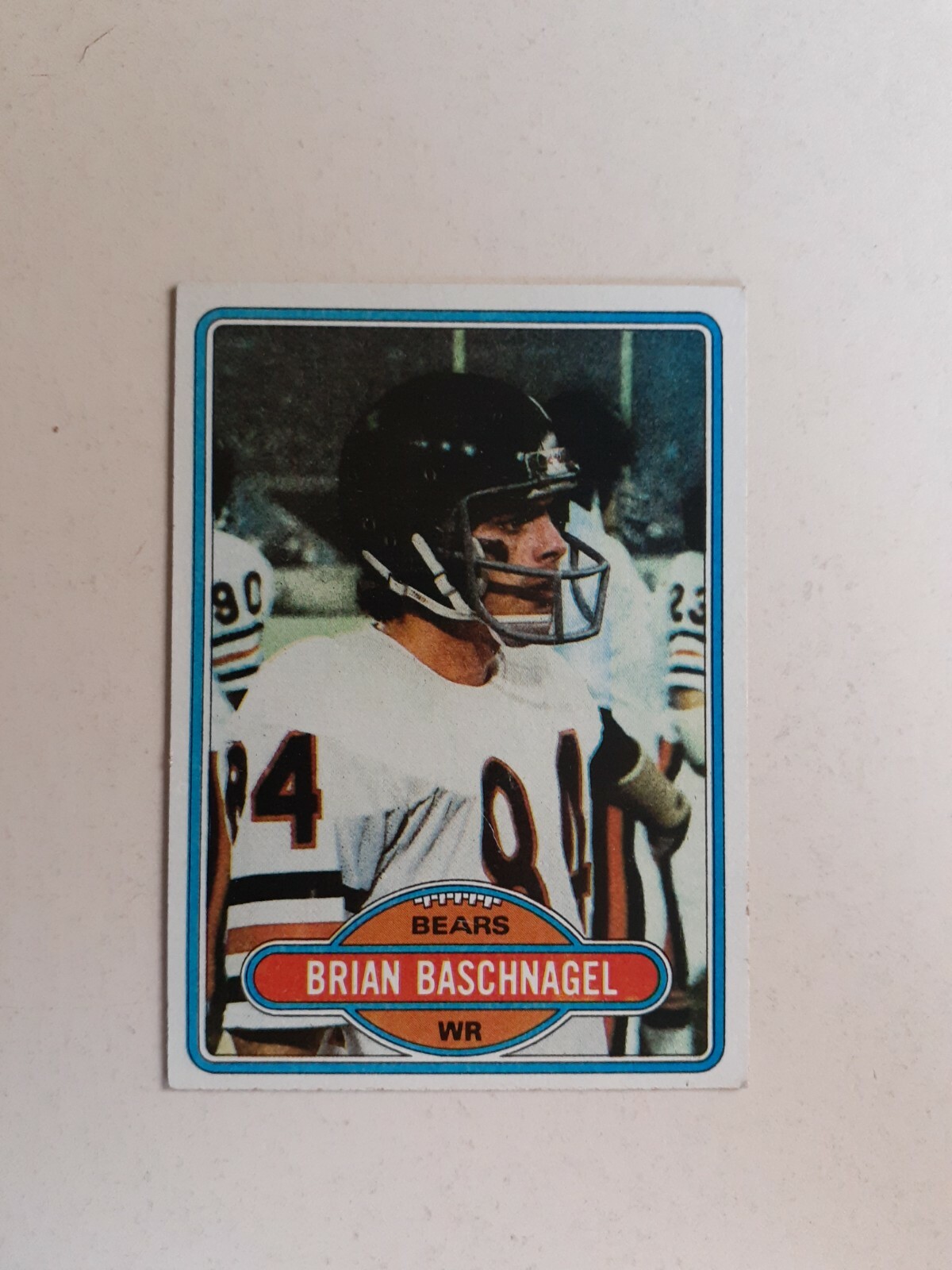 1980 Topps Football #21 Brian Baschnagel Chicago Bears | eBay