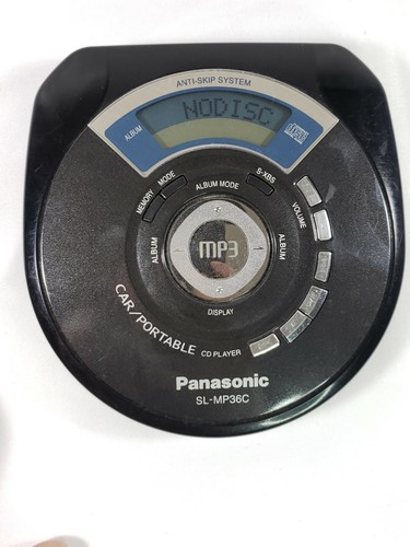 Panasonic SL-MP36 MP3 CD Player - Tested, Works | eBay