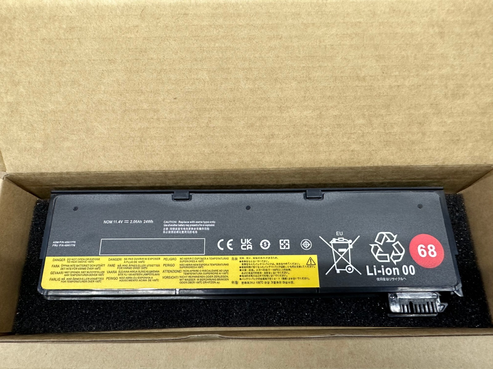 68 45N1775 Battery For Lenovo Thinkpad T550 T560 L450 T440 T450 T460 ...