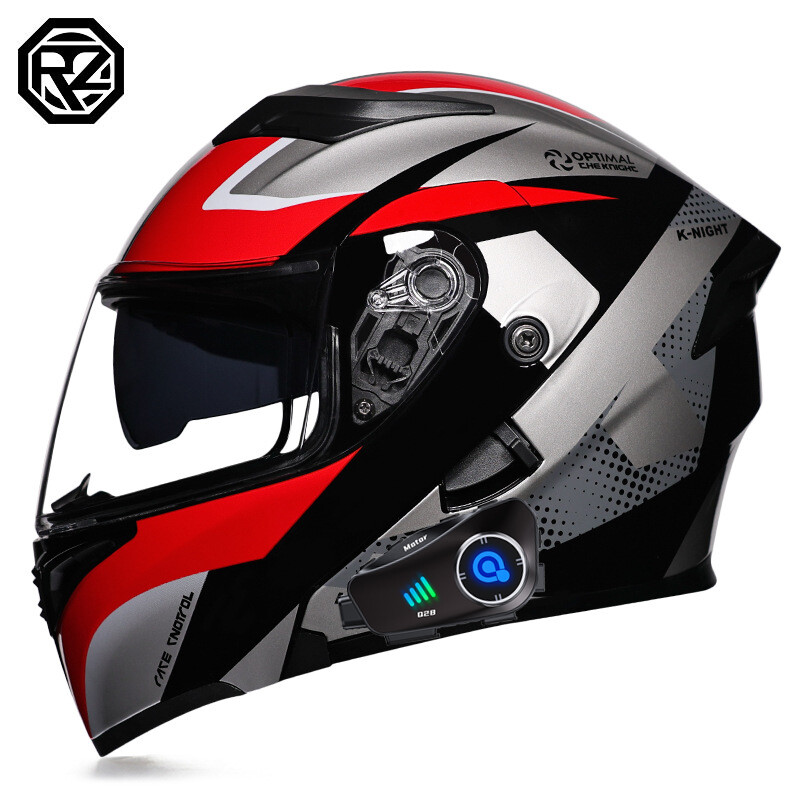 Built-in Camera Bluetooth Men and Women Modular Motorcycle Helmet DOT ...