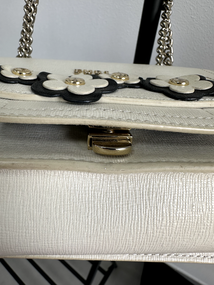 Furla Floral Carol S Leather Bag Crossbody B.Flower | eBay