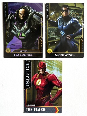 Dc Comics Injustice Gods Among Us Lot of 3 Cards Raw Thrills | eBay