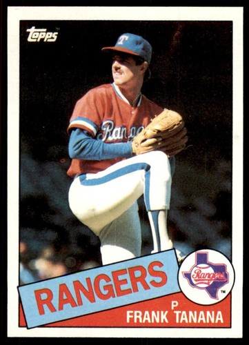 1985 Topps Frank Tanana // Texas Rangers #55 | eBay