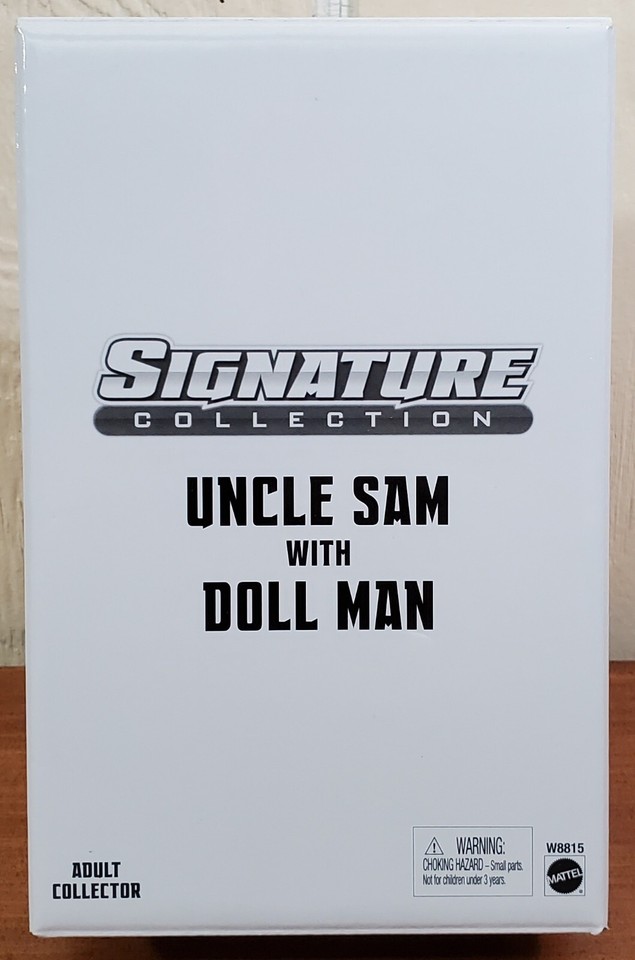 DC Comics Uncle Sam W/ Doll Man Signature Collection 2012 Open Box ...