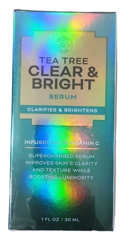 Tea Tree Clear & Bright Serum The Beauty Foundry Vitamin C infused 1oz ...