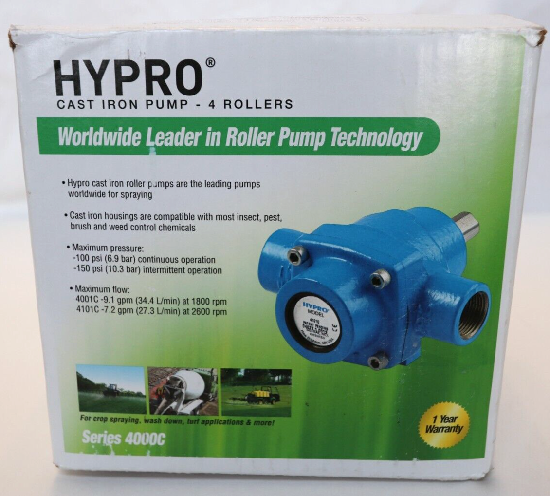 HYPRO #4101C Cast Iron 4-Roller Pump - Max. 7.2 GPM 734943224079 | eBay