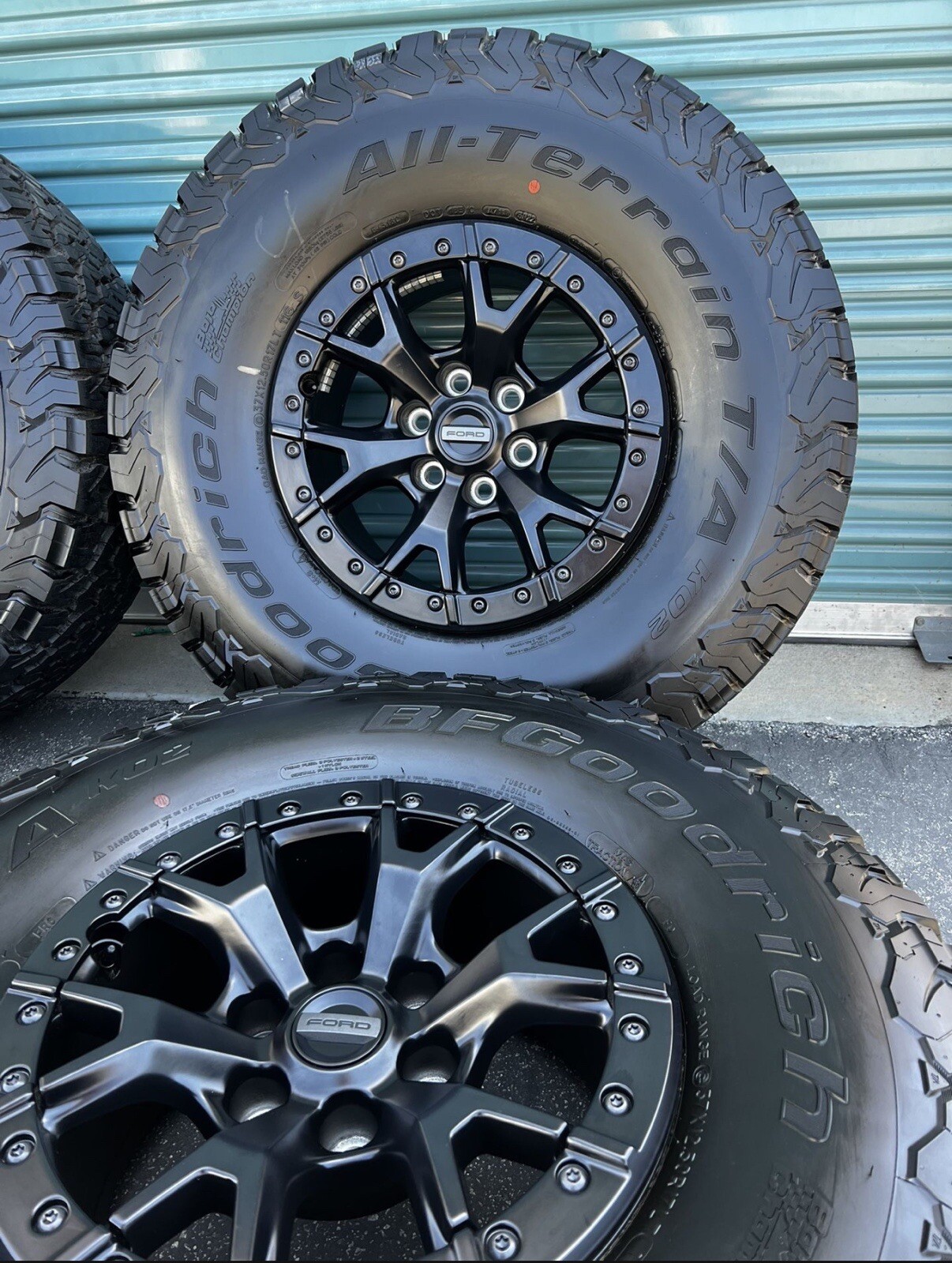2023 Ford Raptor R F-150 F150 Black Beadlock Wheels Rims Tires PP OEM ...