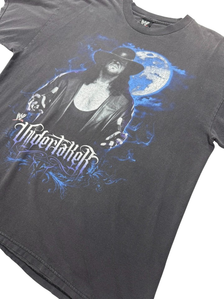 Vintage 2010 WWE Undertaker Double Sided T-Shirt Xl Black Cross | eBay