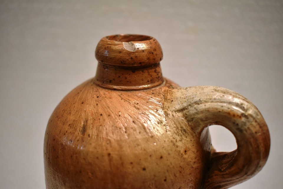 Antique Wynand Fockink Amsterdam Stoneware Bottle Dutch Genever Gin 12 ...