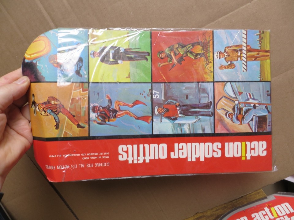 VINTAGE GI JOE 1964: LJN MR. ACTION: BUNDLE LOT OF 4 ACTION OUTFITS ON ...