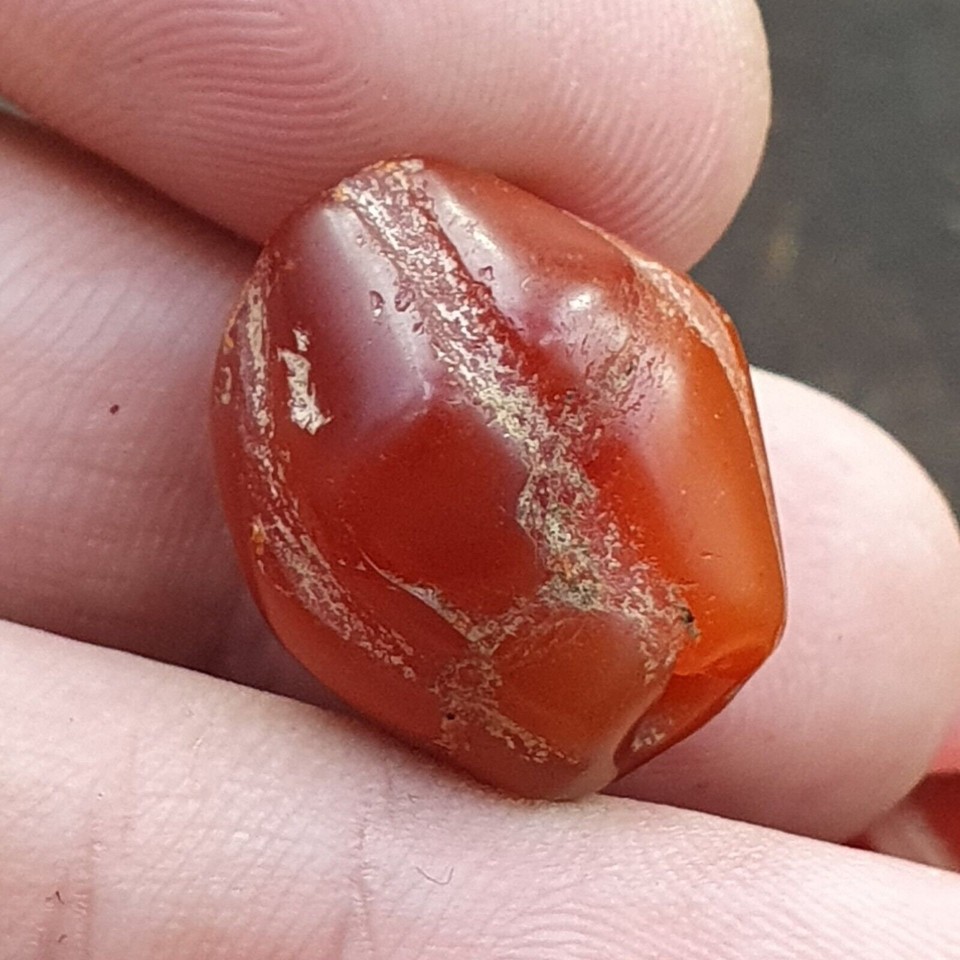 Lot 9 antique red agate himalayan tibetan african agate carnelian beads ...