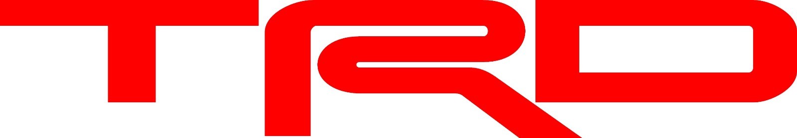 "Toyota Racing Development TRD Decal Sticker | RED Vinyl | Set of 2 ...