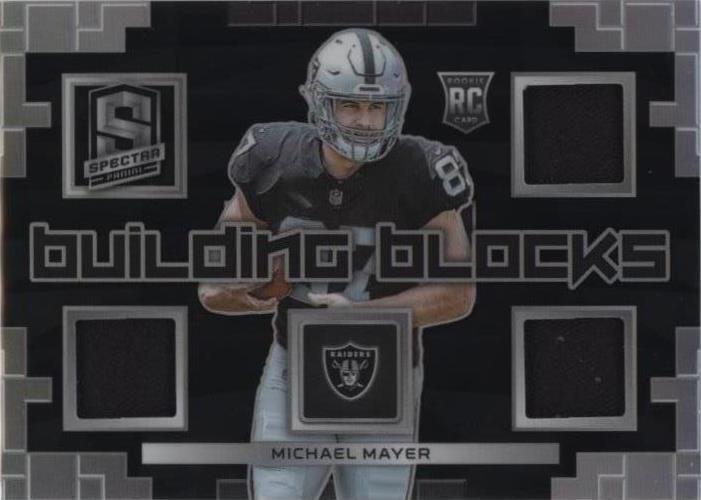 2023 Panini Spectra - Building Blocks Michael Mayer #BBL-MMA /99 (MEM ...