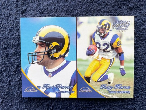 Kurt Warner-Tony Horne #343 - 1999 Pacific Football - Base Rookie (Rams ...