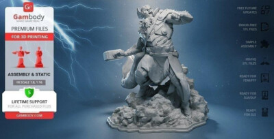 Thor Resin Sculpture Statue Model Kit Avengers Unpainted/Unassembled | eBay